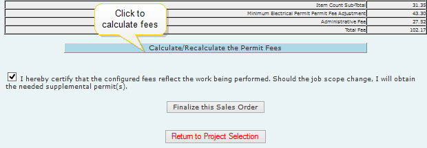Create a New Single Trade Project and Purchase a Permit
